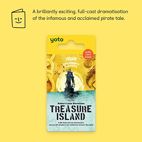 Yoto BBC Children’s Classics: Treasure Island – Kids Audiobook Story Card for Use Player & Mini Bluetooth Speaker, Fun Daytime & Bedtime Stories, Educational Gift for Children Ages 5+