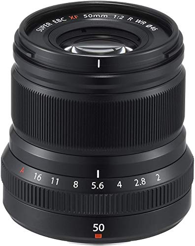 Fujifilm XF 50mm F/2 R WR Lens (Black) with Advanced Accessory and Travel Bundle | Fuji xf 50mm Lens