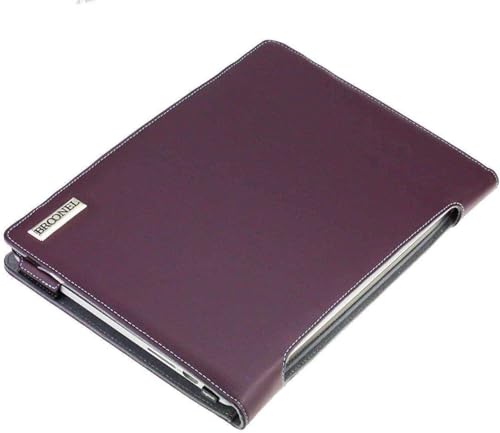 Broonel - Profile Series - Purple Leather Laptop Case Compatible with Toshiba Satellite Radius C40-C