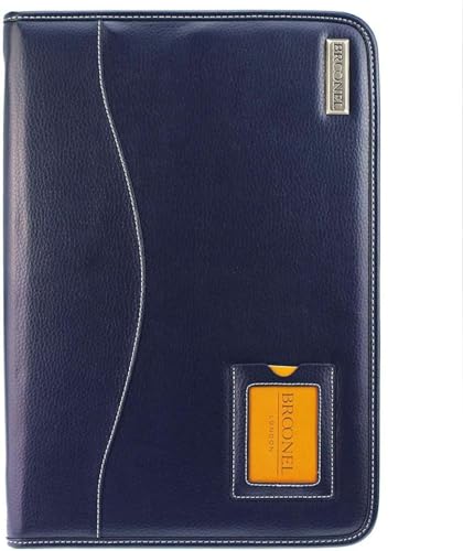 Broonel - Contour Series - Blue Heavy Duty Leather Protective Case - Compatible with Toshiba Satellite Radius 15