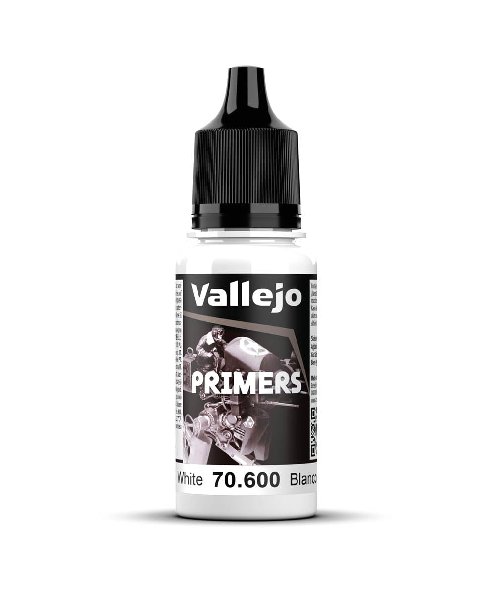 Vallejo Acrylic Polyurethane, 17ml, White Primer