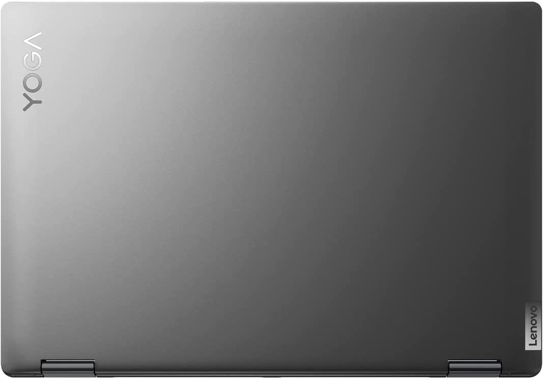 Lenovo 2022 Yoga 7i 2-in-1 360° 16" 2.5K Touchscreen Laptop, Intel Evo Platform Core i5 1240P, 8GB RAM, 1TB PCIe SSD, Intel Iris Xe Graphics, Backlit Keyboard, Win 11, Storm Grey, 32GB USB Card