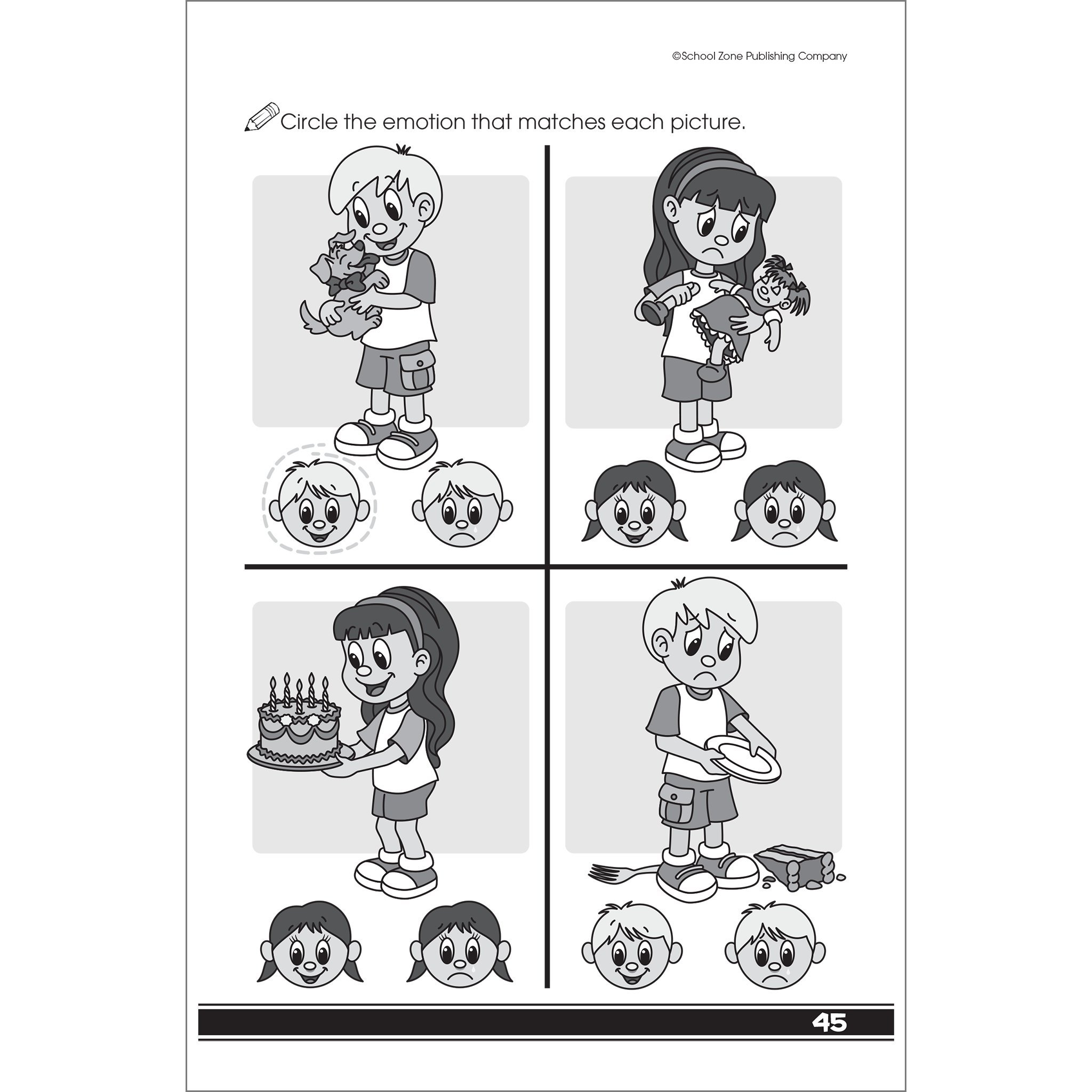 School Zone - Get Ready for Preschool Workbook - Ages 3 to 6, Letters, Numbers, Colors, Counting, Rhyming, Patterns, Matching, and More (School Zone Little Get Ready!™ Book Series)
