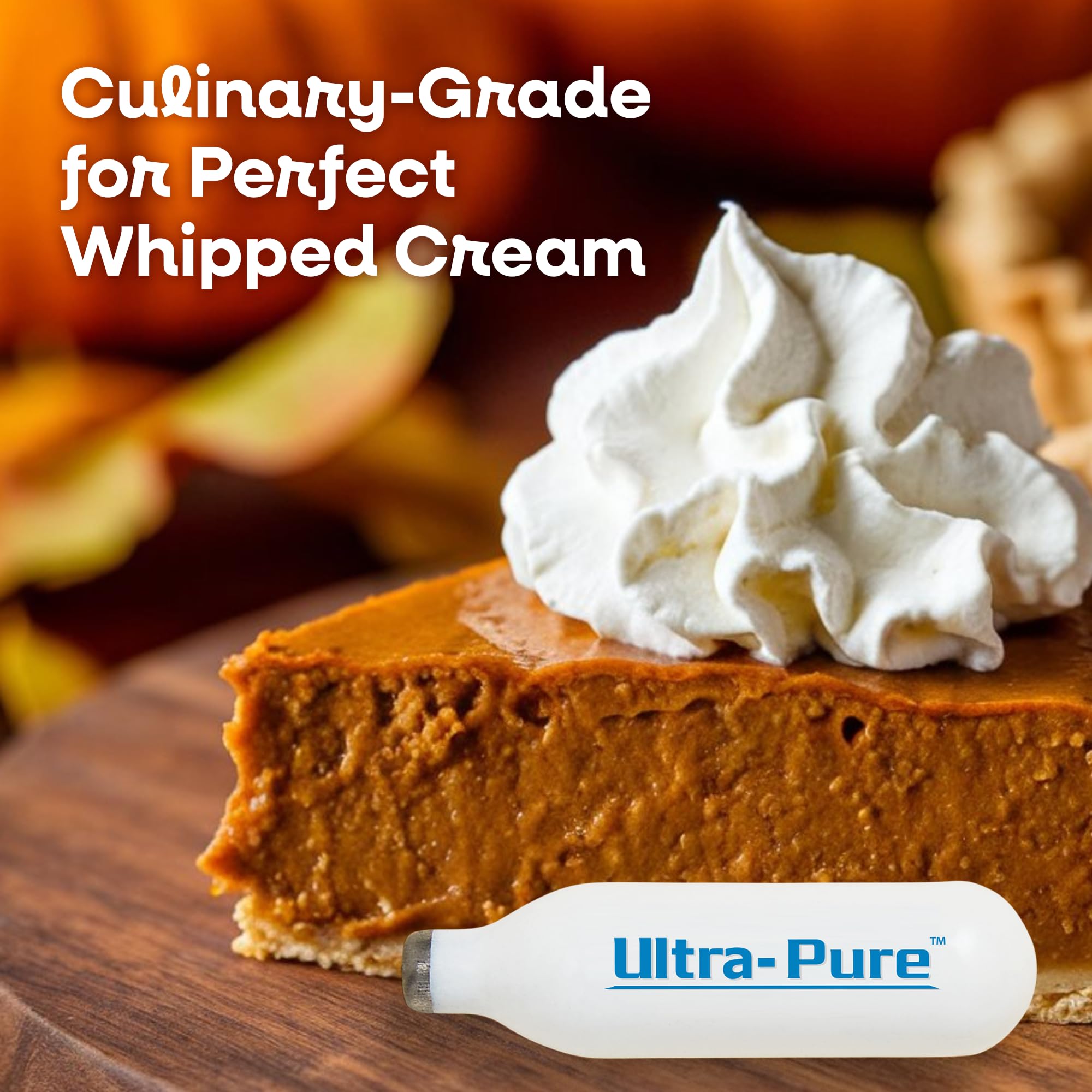 Creamright Ultra-Purewhip 50-Pack N2O Whipped Cream Chargers