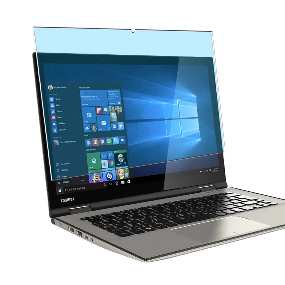 Puccy 2 Pack Anti Blue Light Screen Protector, compatible with Toshiba Satellite Radius 12 12.5" Laptop TPU Film Guard ( Not Tempered Glass Protectors )