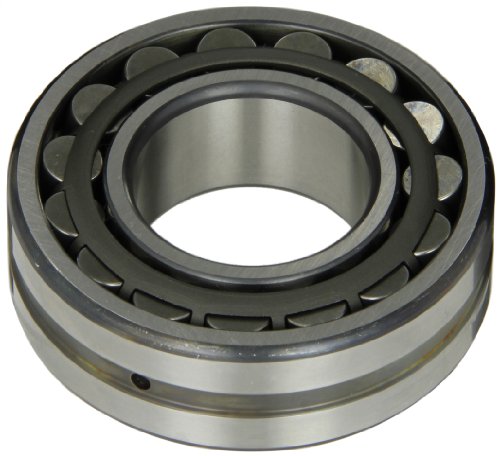 FAG Bearings 22207E1-C3 Spherical Roller Bearing, Straight Bore, Steel Cage, C3 Clearance, Metric, 35mm ID, 72mm OD, 23mm Width