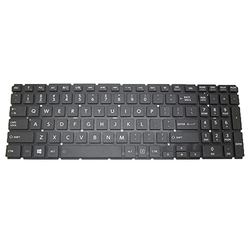 Laptop Keyboard for Toshiba Satellite Radius P50W-A P55W-A P50W-B P55W-B P50W-C P55W-C English US Black Without Backlit New
