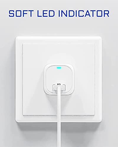 USB C Wall Charger 30W, Aergiatech PD PPS GaN USB C Power Adapter, Type C Fast Charging Block for iPhone 13 Pro Max/13/12 Pro Max, Pixel 6Pro/6, iPad Pro, MacBook Air, Galaxy S22+/S22 Ultra, White