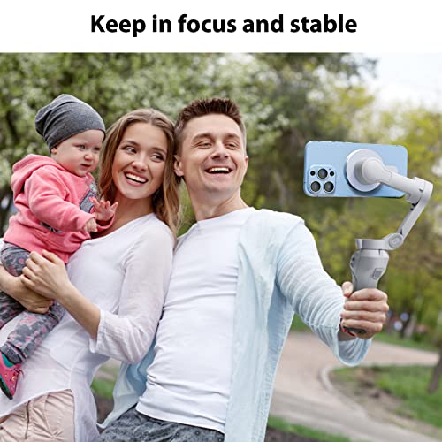 DJI Magnetic Ring Holder Clamp - for Magsafe DJI OM 6 / OM 5 / OM 4 / OM 4 SE Adapter Mount Compatible with DJI Osmo Gimbal Stabilizer, DJI OM Accessories