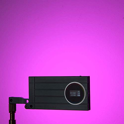 Godox M1 RGB LED Full Color Video Light,Pocket Size RGB Mini Video Light,13W 2500k-8500k Adjustable,CRI97 TLCT97,Music Beats Light Function and 40 FX Lighting Effects with Aluminum Alloy Shell(Gray)