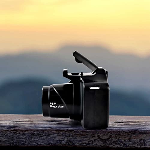 1080p HD Long Focus SLR Camera 24 Megapixel Digital Camera 18X Digital Zoom 3 Inch TFT-LCD Digital Camera Electronic Anti-Shake