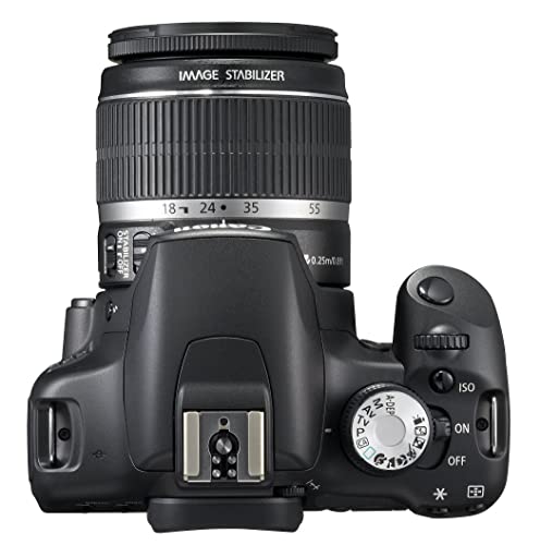 Canon EOS Rebel T1i 15.1 MP CMOS Digital SLR Camera with 3-Inch LCD and EF-S 18-55mm f/3.5-5.6 IS Lens (Renewed)