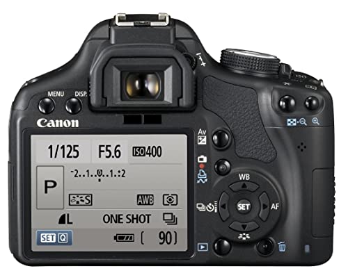 Canon EOS Rebel T1i 15.1 MP CMOS Digital SLR Camera with 3-Inch LCD and EF-S 18-55mm f/3.5-5.6 IS Lens (Renewed)