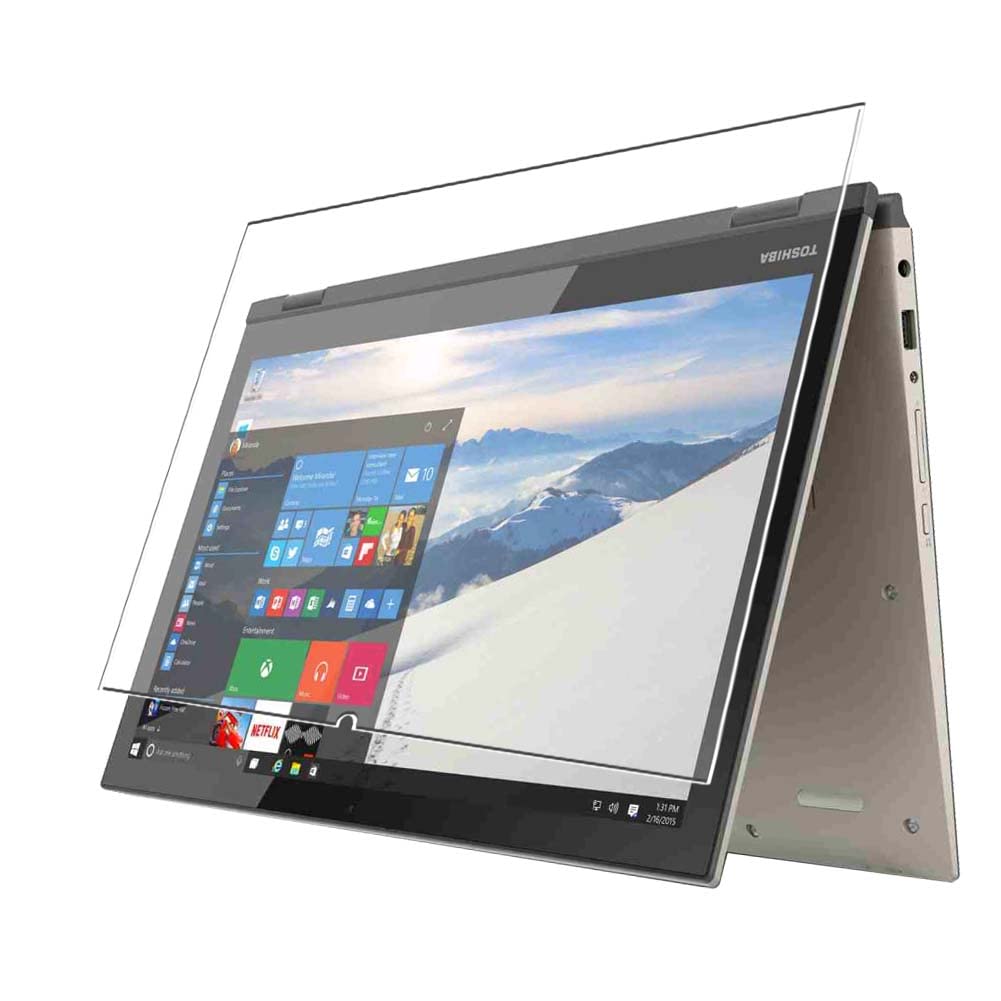 Puccy 3 Pack Screen Protector, compatible with Toshiba Satellite Radius 15 15.6" Laptop TPU Film Guard ( Not Tempered Glass Protectors)