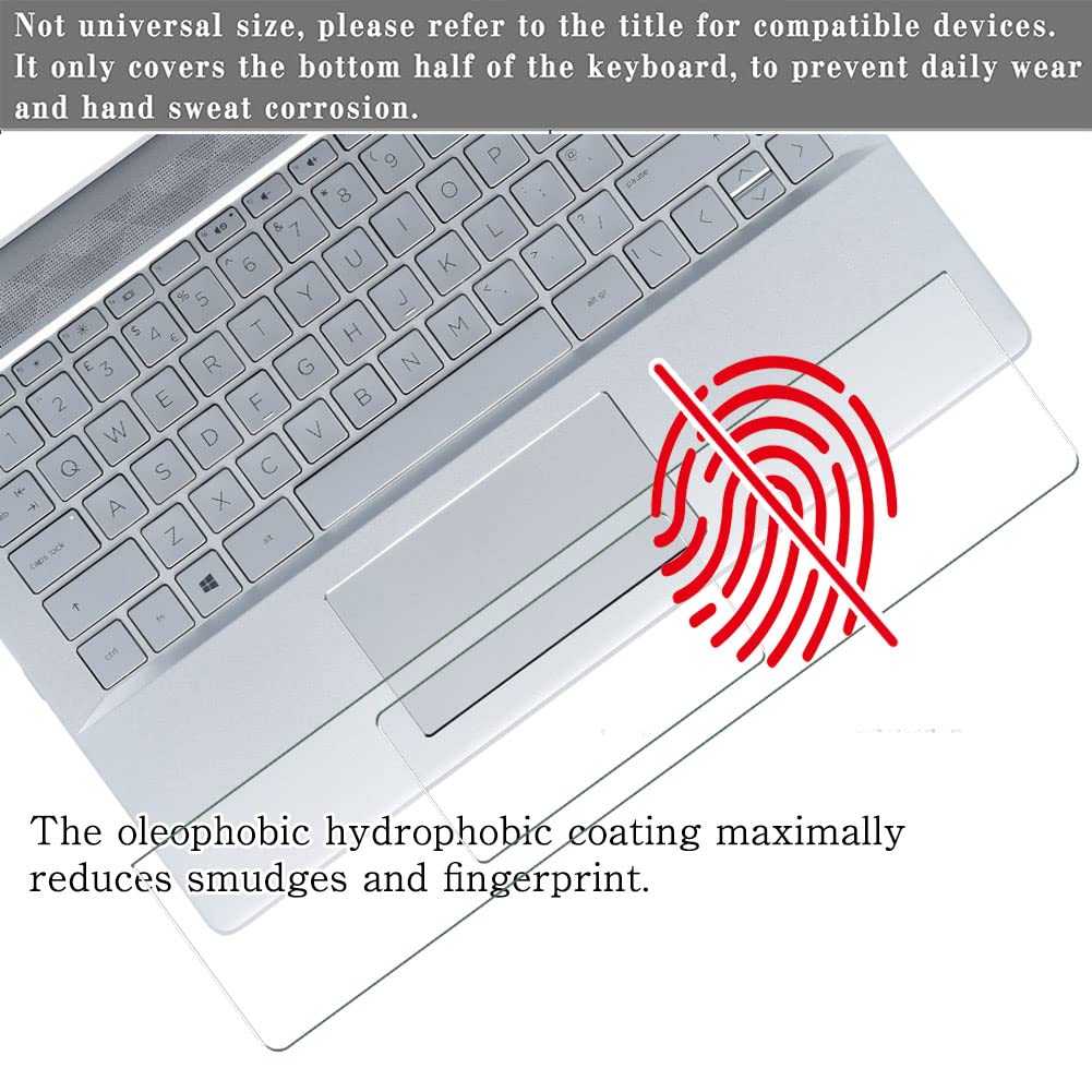 Puccy 2 Pack Film Protector, compatible with Toshiba Satellite Radius 14 14" Laptop TPU Keyboard TouchPad Trackpad Guard Cover Skin (Not Tempered Glass Screen Protectors)