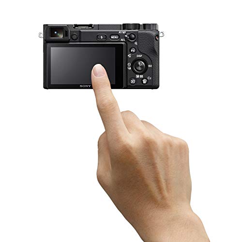 Sony ILCE-6400 a6400 Mirrorless APS-C Interchangeable-Lens Camera Bundle with Deco Gear Bag, 64GB Card, Photo Video Software and Replacement Battery