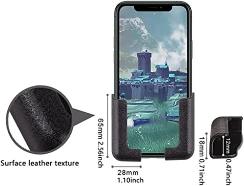 EIMONEY 2pair Multifunctional Mobile Phone Bracket - 2023 New Self Adhesive Dashboard Mount Car Phone Holder, Adjustable Phone Holder, Car Phone Holder Mount for All Mobile Phones Thickness<0.5in