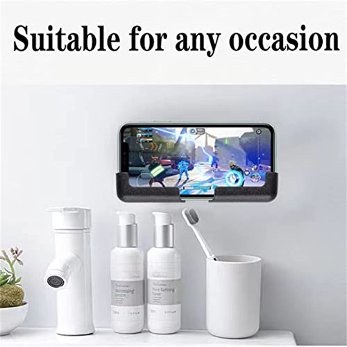 EIMONEY 2pair Multifunctional Mobile Phone Bracket - 2023 New Self Adhesive Dashboard Mount Car Phone Holder, Adjustable Phone Holder, Car Phone Holder Mount for All Mobile Phones Thickness<0.5in