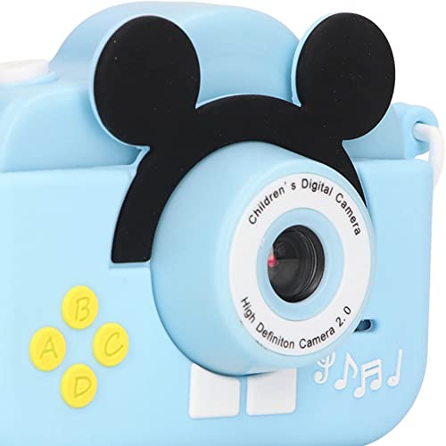 Aoutecen Kids Camera, Blue Mini Kids Camera with Lanyard for Travel