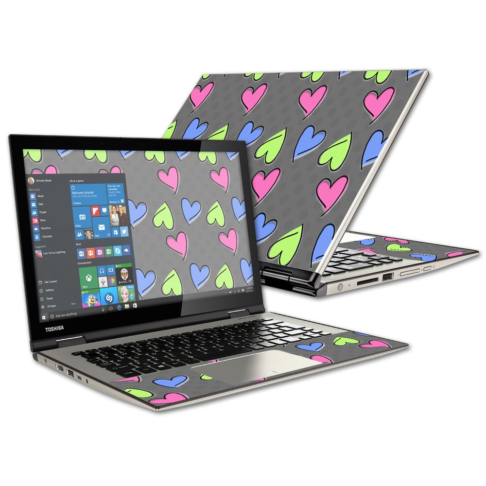MightySkins Skin Compatible with Toshiba Satellite Radius 12.5" wrap Cover Sticker Skins Girly