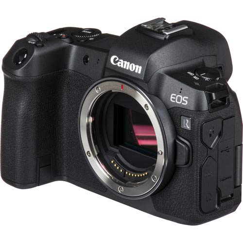 Canon EOS R Mirrorless Camera w/Extra Canon LP-E6N Battery Pack + 3 Lens Kit (EF 50mm f/1.8 STM + 70-300mm f/4-5.6 DG Macro + 420-800mm Zoom) + Mount Adapter + Pro Accessory Bundle