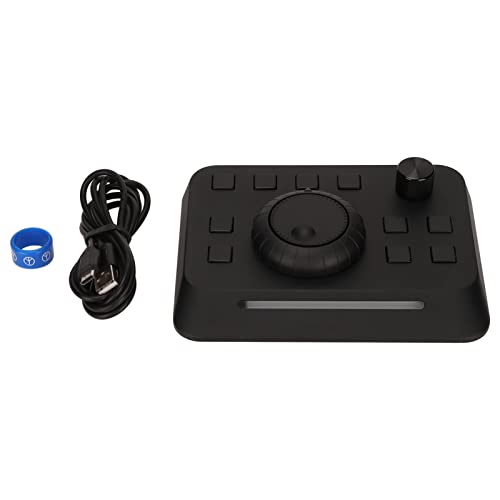 Zyyini Video Editing Console, 10 Custom Buttons Video Creative Console for Windows, Compatible with Final Cut X, EDIUS, Davinci, Premiere Editing Software, for Video Beginner, Post Creator