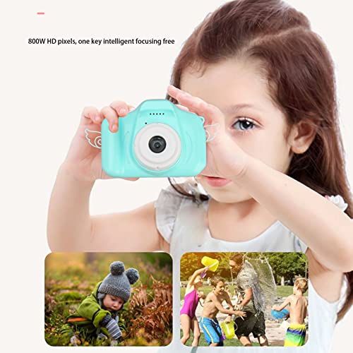Zerodis Kids Camera Cartoon Cute Children Camera Rounded Design 2 Inch IPS Screen Auto Focusing Children Digital Camera Kids Camera Toddler Camera