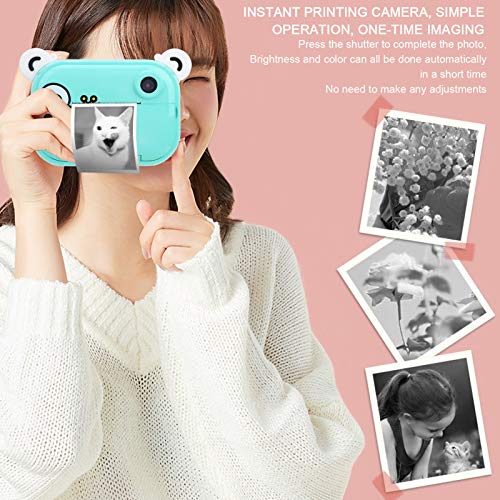 Mini Instant Camera, 2.4 Inch IPS Eye Protection Screen Selfie Camera with Rich and Interesting Filters Mini Educational Camera for Kids(Frog)