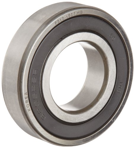 FAG 6217-2RSR-C3 Deep Groove Ball Bearing, Single Row, Double Sealed, Steel Cage, C3 Clearance, Metric, 85mm ID, 150mm OD, 28mm Width, 5000rpm Maximum Rotational Speed, 14400lbf Static Load Capacity, 18700lbf Dynamic Load Capacity
