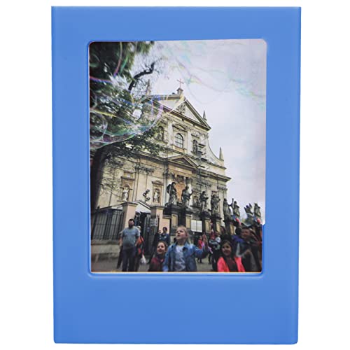 RvSky Digital camera accessories Magnetic Plastic Mini Photo Frame Refrigerator Magnet for Polaroid mini 3 Inch Photos(海水深蓝)