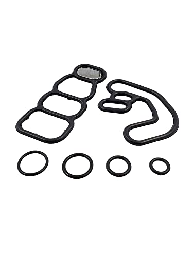 Riloer 1 Set 15826-RDV-J01, Head Cylinder Solenoid Valve Gasket Set, Compatible with Honda Odyssey Pilot Hybrid