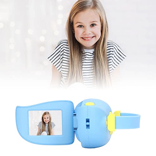 Tgoon Mini Children Camera, Kids Digital Camera Multifunctional Easy to Operate 2in TFT Display Screen USB Charging with 400Mah Battery for Child Education(Blue)