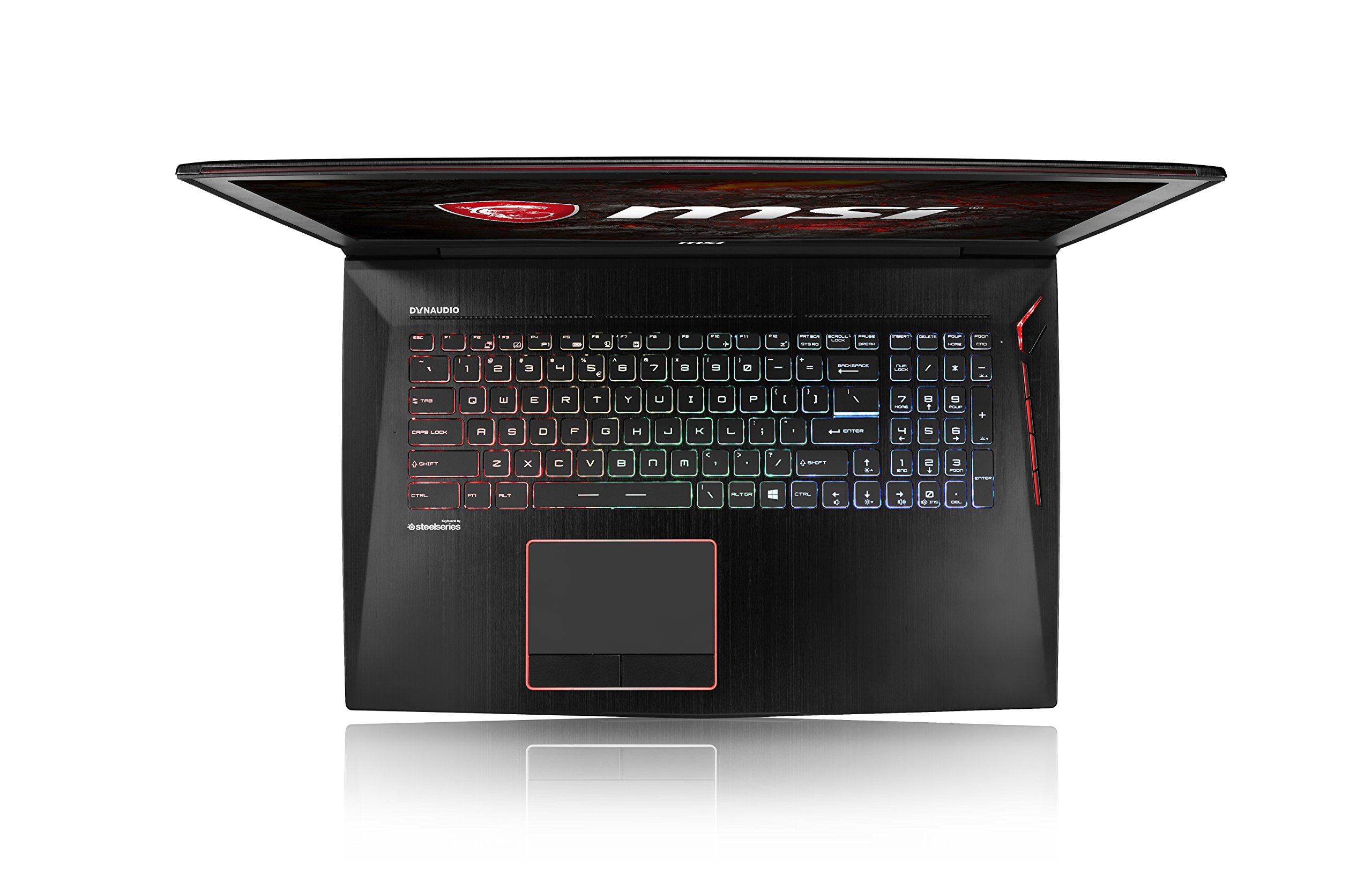 MSI GT73VR Titan PRO-1005 17.3" 120Hz 5ms Hardcore Gaming Laptop i7-7700HQ GTX 1080 8G 16GB 512GB SSD + 1TB, Black-Red