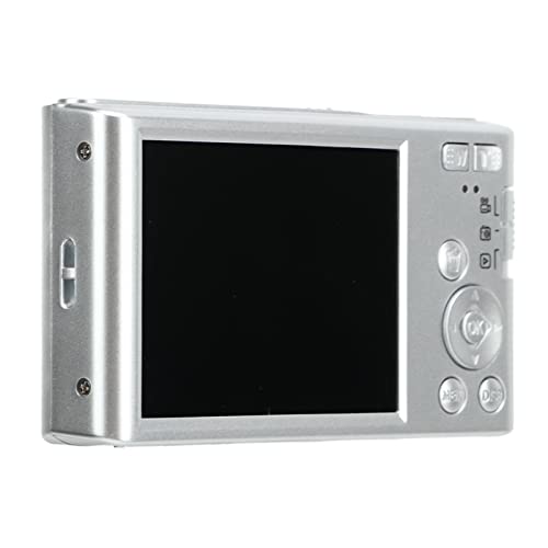 16X Digital Zoom Camera, Shockproof 44MP 4K HD Camera 2.8 Inch Screen for Photography (Silver)