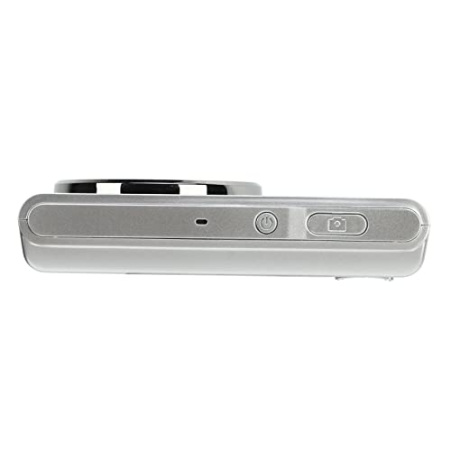 16X Digital Zoom Camera, Shockproof 44MP 4K HD Camera 2.8 Inch Screen for Photography (Silver)