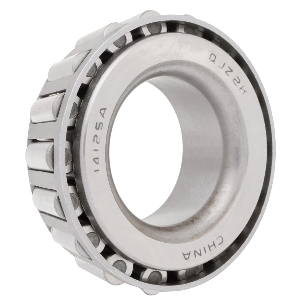 [1-Set] 5,200-7,000 lbs Trailer Axle Replacement Bearings, Cones: 14125A & 25580, Cups: 14276 & 25520, Tapered Roller Bearings [Fits Spindle D42, 2.125'' x 3.375'' and 2.250'' x 3.375'']