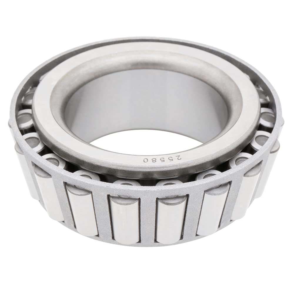 [1-Set] 5,200-7,000 lbs Trailer Axle Replacement Bearings, Cones: 14125A & 25580, Cups: 14276 & 25520, Tapered Roller Bearings [Fits Spindle D42, 2.125'' x 3.375'' and 2.250'' x 3.375'']