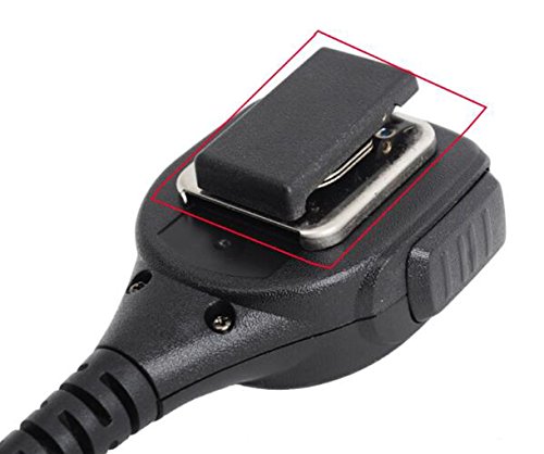 2Pack Belt Clip Compatible with Motorola Replacement Microphone Clip PMMN4013 PMMN4013A PMMN4021A PMMN4021 PMMN4022 PMMN4022A PMMN4025 PMMN4025A Handheld Speaker Microphone MIC Two Way Radio