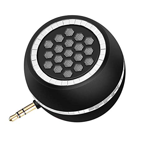 Mini Portable Speaker, 3W Mobile Phone Speaker Line-in Speaker with Clear Bass 3.5mm AUX Audio Interface, Plug and Play for iPhone, iPad, iPod, Tablet, Smartphone