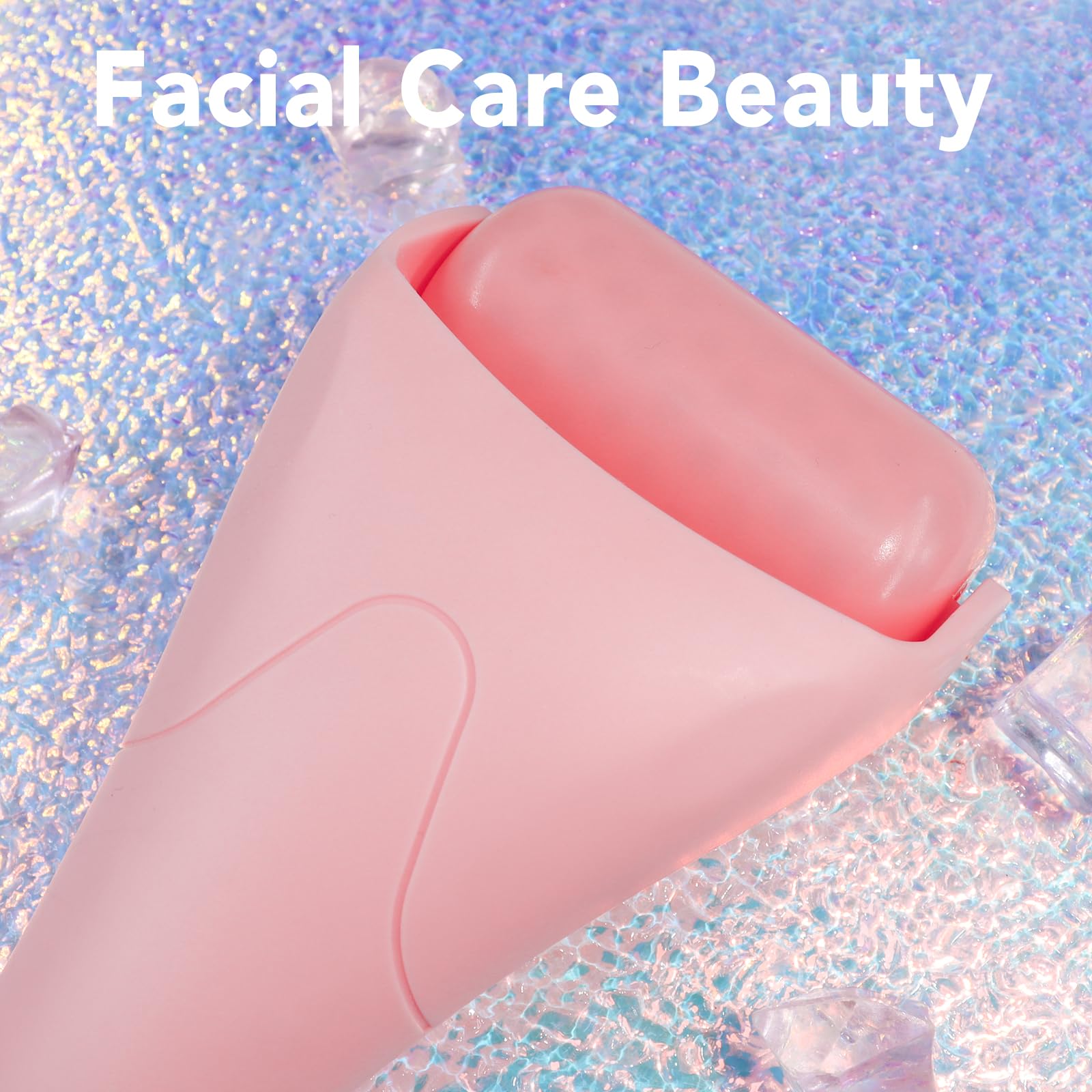 huefull Face Ice Roller Massage, Ice Roller for Face & Eye Puffiness Relief, Shrink Pores, and Tighten Skin, Skin Care Tool
