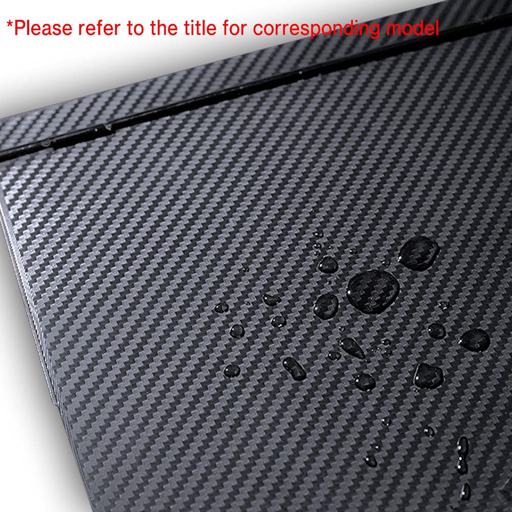 Vaxson 2-Pack Back Protector Film, Compatible with Toshiba Satellite Radius 14 14" Laptop Black Guard Sticker Skin [ Not Front Tempered Glass Screen Protectors ]
