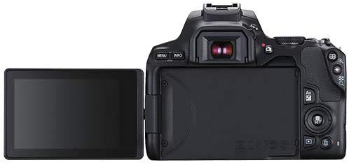 Canon EOS 250D / Rebel SL3 Kit with EF-S 18-55mm f/3.5-5.6 III Lens + Accessory Bundle + Model Electronics Cloth (Renewed)