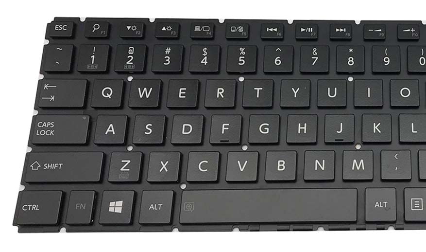 New Laptop Replacement Keyboard for Toshiba Satellite L50-C L50D-B L50D-C L50DT-B L50T-B L50T-C L50W-C L55D-B L55D-B L55D-B L55D-B L55D-B L55D-B US 9Z.NBCBQ.00I EBLIU01110 Black Backlight L50-B