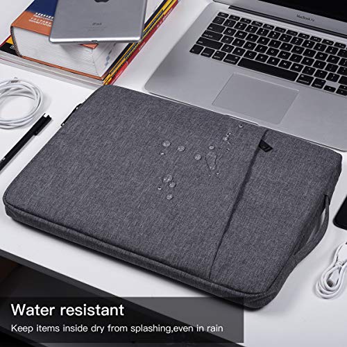 14 inch Laptop Sleeve Case, Padded Protective Travel Carry Bag for HP 14 Laptop, HP Pavilion 14, Dell Inspiron 14, Lenovo ideapad 14, ASUS VivoBook 14 Computer Cover -Space Grey