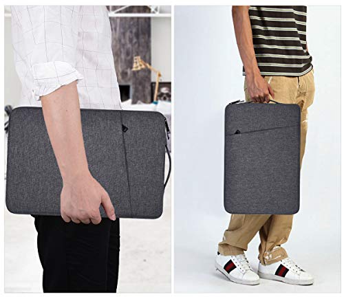 14 inch Laptop Sleeve Case, Padded Protective Travel Carry Bag for HP 14 Laptop, HP Pavilion 14, Dell Inspiron 14, Lenovo ideapad 14, ASUS VivoBook 14 Computer Cover -Space Grey