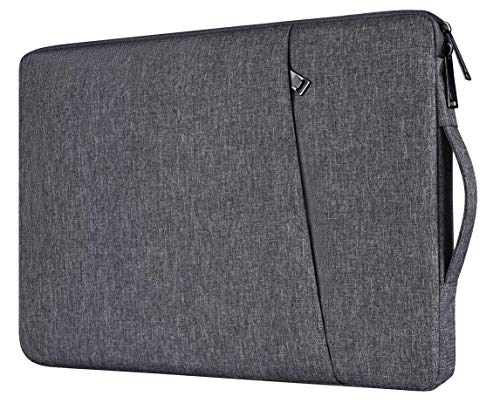 14 inch Laptop Sleeve Case, Padded Protective Travel Carry Bag for HP 14 Laptop, HP Pavilion 14, Dell Inspiron 14, Lenovo ideapad 14, ASUS VivoBook 14 Computer Cover -Space Grey