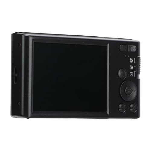 4K HD Camera, 2.8in Screen Shock Proof Mini Size 16X Digital Zoom Camera 44MP Plastic Housing for Recording (Black)