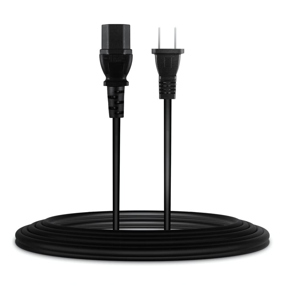 Aprelco UL Listed 6.6ft 2-Prong Power Cord Cable Lead Compatible with Rotel RC-1070 RCD-1072 RDV-1092 DVD Player