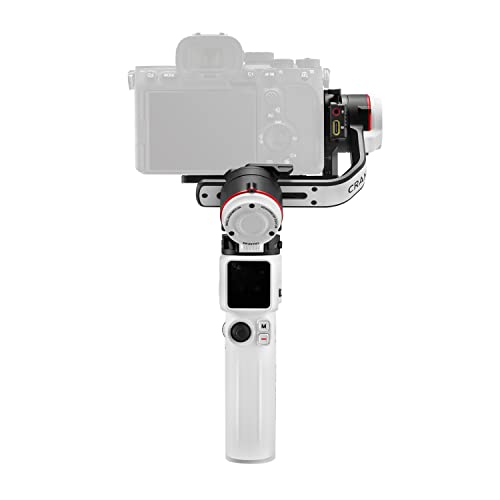 Zhiyun Crane M3 Gimbal 3-Axis Handheld Stabilizer All in One Design for Mirrorless Cameras,Smartphone,Action Cameras(Crane M2 Upgrade Version 2021)