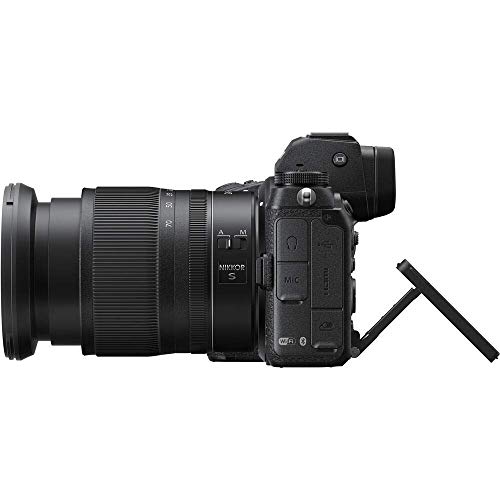 Nikon Z 7II Mirrorless Digital Camera 45.7MP with 24-70mm f/4 Lens (1656) + 64GB XQD Card + EN-EL15c Battery + Corel Software + Case + HDMI Cable + Card Reader + More - International Model (Renewed)
